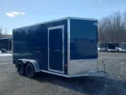 2026 E-Z Hauler 7x14 7K Aluminum Enclosed Cargo w/Spring Assist Rear ...