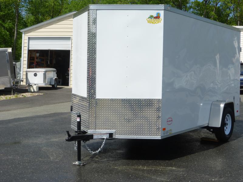 Covered Wagon 6' x 12' Enclosed Trailer with Cargo Doors | New enclosed ...