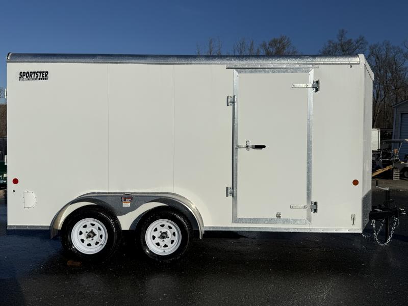 Car Mate 7x14 White Enclosed Cargo Trailer, Ramp in White Marsh, MD ...