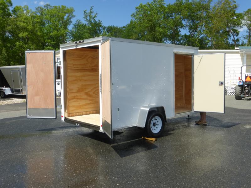Covered Wagon 6' x 12' Enclosed Trailer with Cargo Doors | New enclosed ...