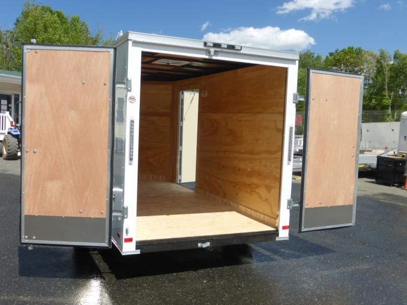 Covered Wagon 6' x 12' Enclosed Trailer with Cargo Doors | New enclosed ...