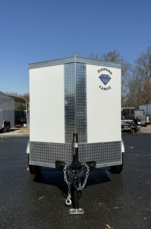 Diamond Cargo 4' x 6' White Enclosed Cargo Trailer - 2K in White Marsh ...