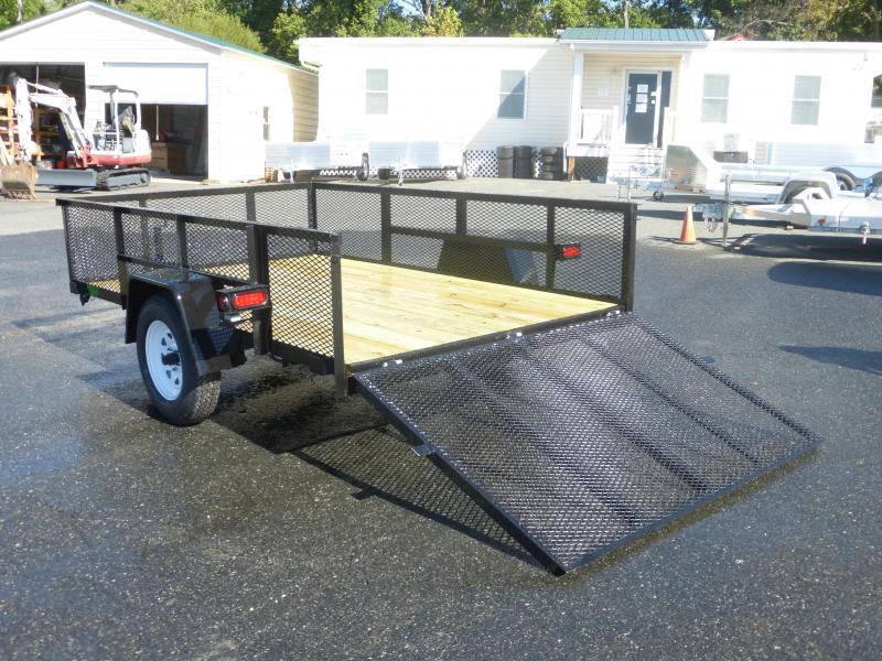 MCT 6'4" x 10' w/ 24" Mesh Utility Trailer | New enclosed cargo utility ...