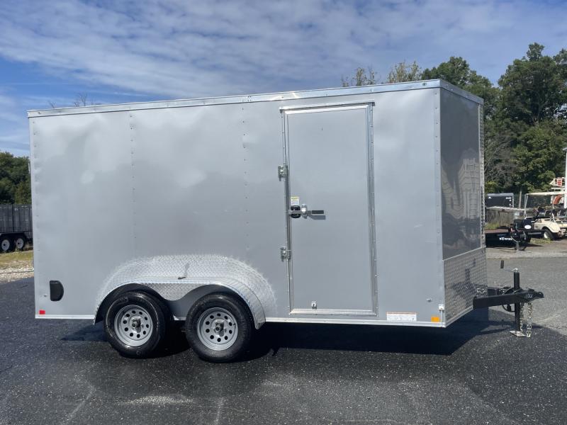 Silver Diamond Cargo 7' x 14' Enclosed Trailer w/ Ramp in White Marsh ...