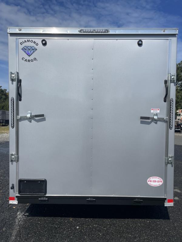 Silver Diamond Cargo 7' x 14' Enclosed Trailer w/ Ramp in White Marsh ...