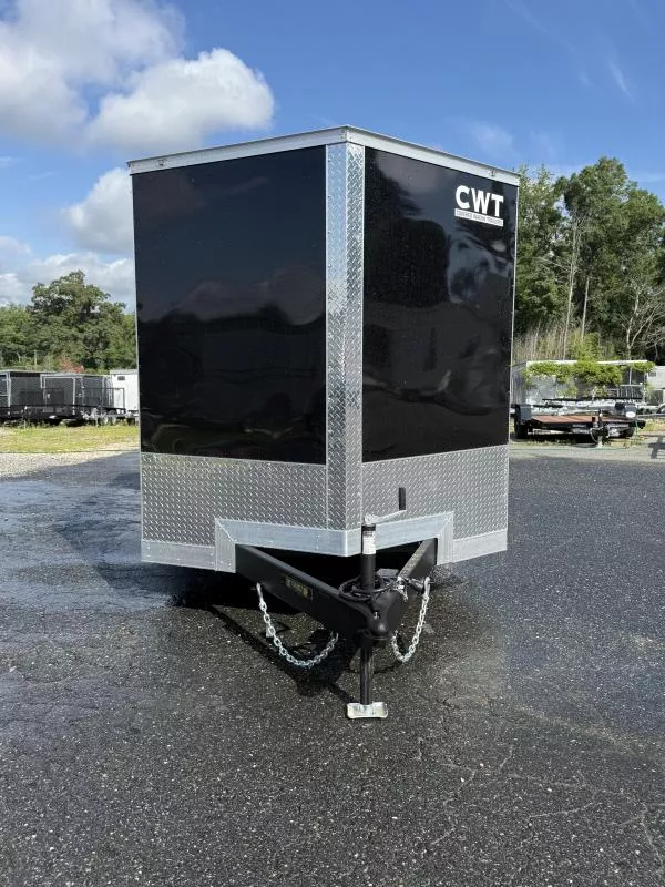 Covered Wagon 7' x 12' 5.2K Black Enclosed Trailer in White Marsh, MD ...