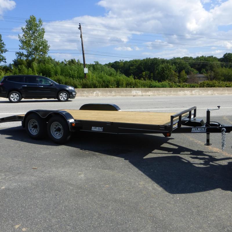 Belmont 7' x 18' 10K Wood Deck Car Hauler Trailer | Near Me | Trailer ...