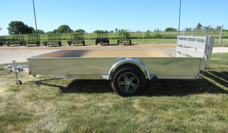 2022 H&H Trailers 82 X 12' Aluminum Solid Side Utility Trailer Utility ...