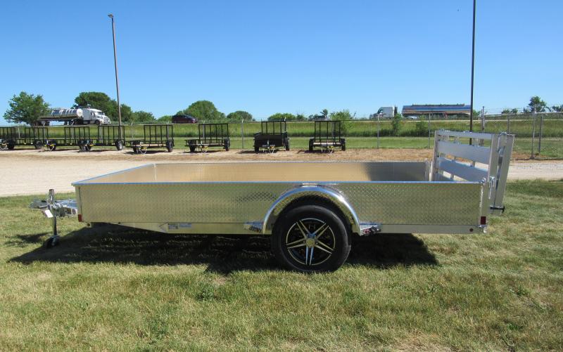 2022 H&H Trailers 76 X 12' Aluminum Solid Side Utility Trailer Utility ...