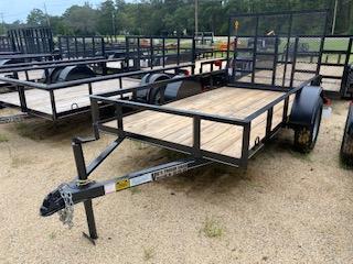 2022 Triple R 5x10 Black 4' Gate Single Axle Utility Trailer in ...