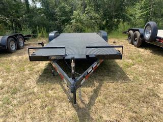 2022 Caliber Trailer Mfg 7x20 Black Ramps Tandem Axle Car Hauler in ...