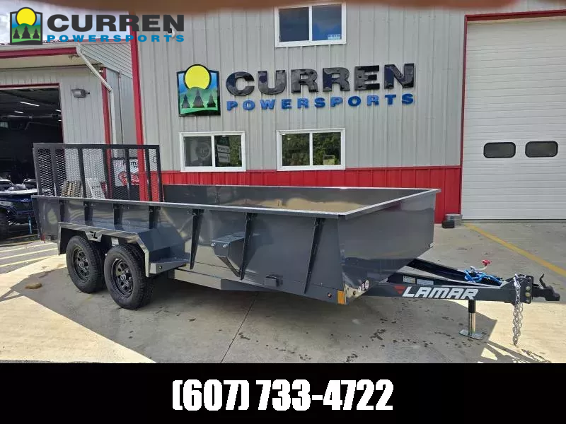 2026 Lamar Trailers 7x16 7K Utility Trailer- Brakes- Solid Sides- Spare ...