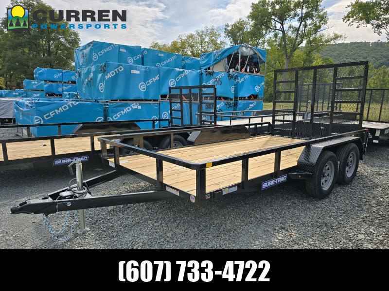 2025 Sure-Trac 7x14 7K Utility Trailer- 5' Ladder Gate- Spare Tire ...