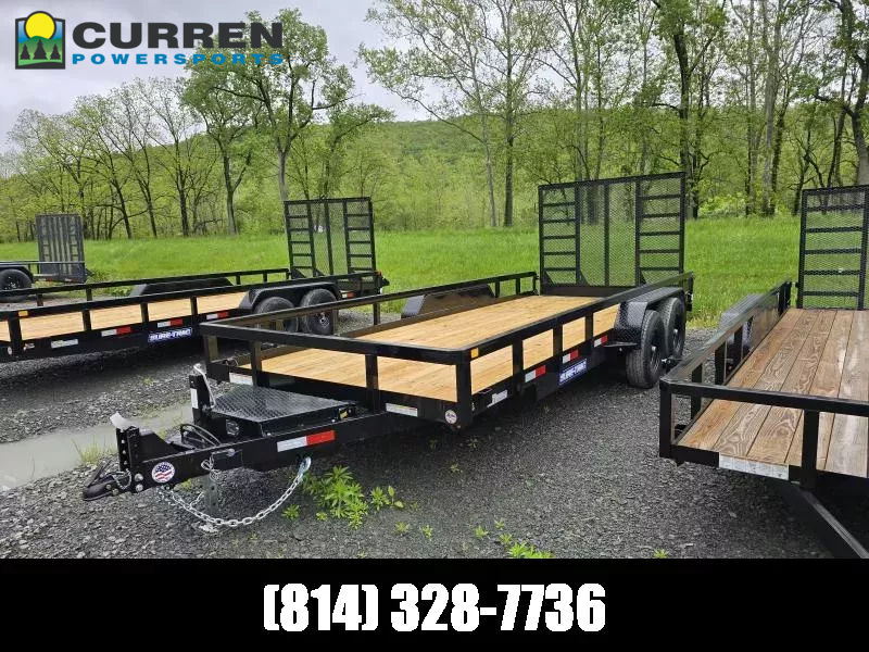 2025 Sure-Trac 7x18 10K Utility Trailer- Contractor Gate- Spare Tire ...