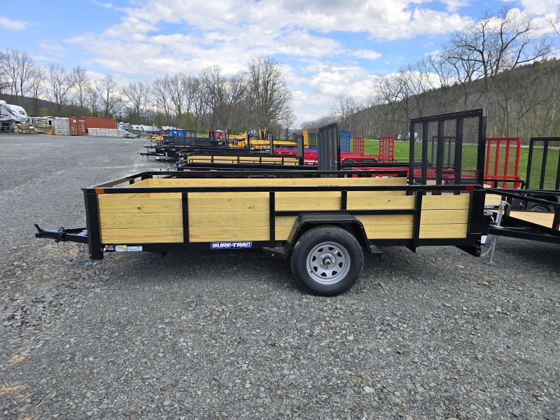 2024 SURE-TRAC 6x12 3K 3 Board High Side Utility Trailer- Lay Down Gate ...