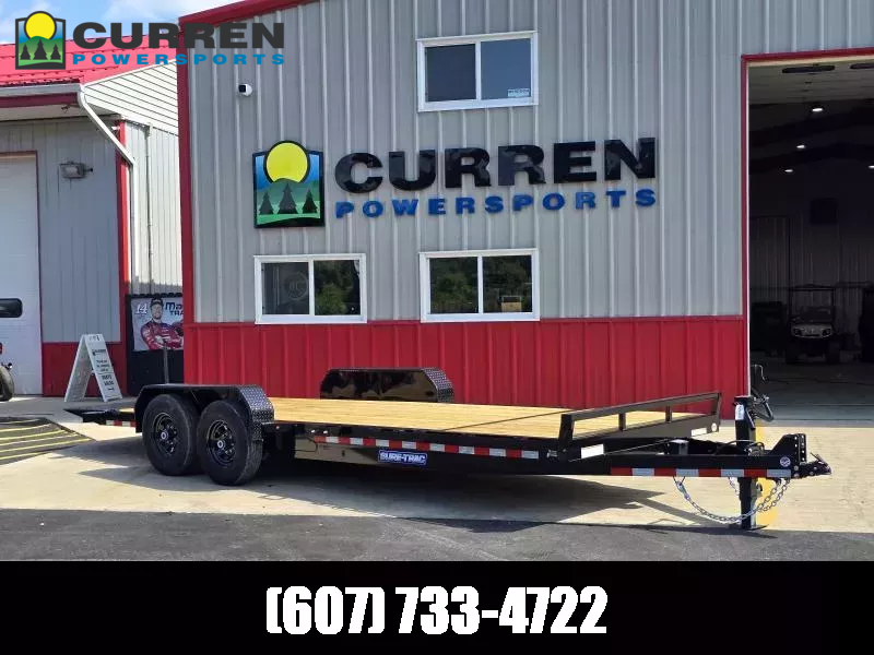 2026 Sure-Trac 7x18+4 14K Tilt Equipment Trailer- 4' Stationary Deck ...