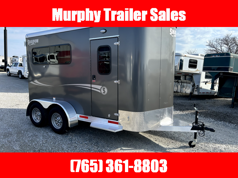 2024 Shadow Trailers 2 Horse Straigh Load Bumper Pull Horse Trailer in ...