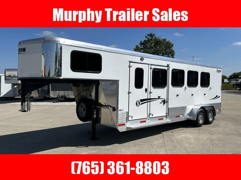 2024 Shadow Trailers 4 Horse Slant Load GN Horse Trailer in ...