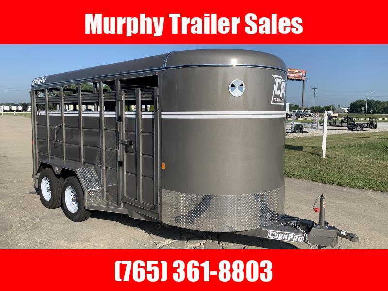2024 CornPro Trailers SB16-6S Bumper Pull Stock Trailer in ...
