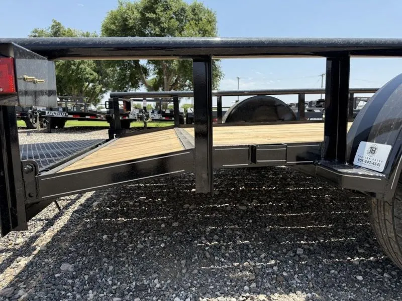 Buck Dandy 77X12 Utility - 5.2K Axle - Pipe Rails - Tube Gate in ...